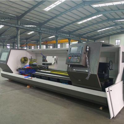 China CK6150 Flat Bed CNC Lathe 500mm Swing 1500mm Workpiece for sale