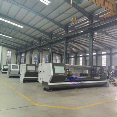 China 7.5kW Flat Bed CNC Lathe Machine 500mm Swing 1500mm Workpiece for sale