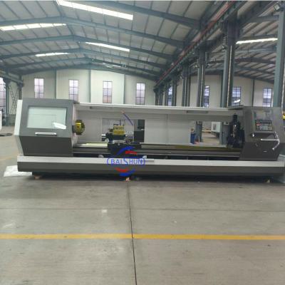 China Flat Bed CNC Lathe Machine 500mm Swing 1500mm Workpiece for sale
