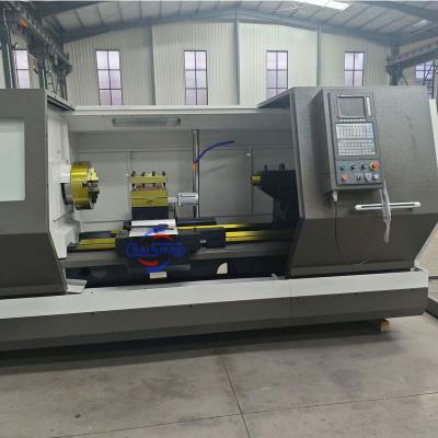 China Flat Bed CNC Lathe 500mm Swing 1500mm Workpiece 7.5kW for sale