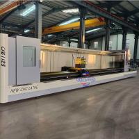 China Flat Bed CNC Lathe Machine 500mm Swing 1500mm Workpiece for sale