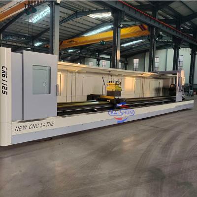 China Flat Bed CNC Lathe Machine 500mm Swing 1500mm Workpiece for sale
