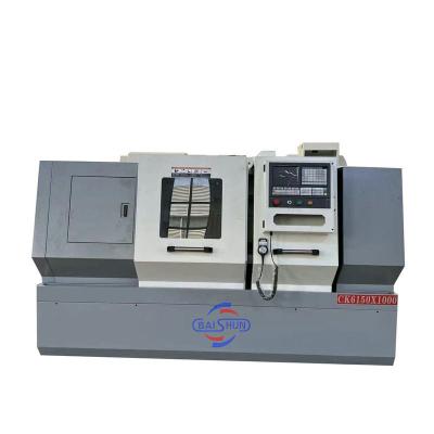 China Fanuc Flat Bed CNC Lathe Machine 500mm Swing 1500mm Workpiece for sale