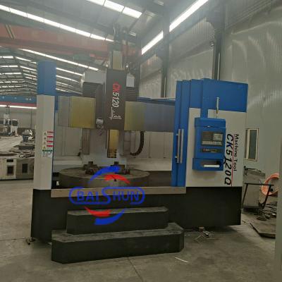China CK5120 High Precision CNC Single Column Vertical Lathe 2000mm Turning Diameter 1250mm Height for sale