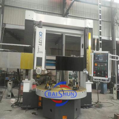 China Heavy Duty CNC Vertical Lathe Double Column Metal Turning Machine 2500mm Max Turning Diameter for sale