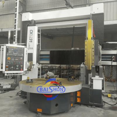 China Heavy Duty Double Column CNC Vertical Lathe CK5231 Max Turning Diameter 3150mm for sale