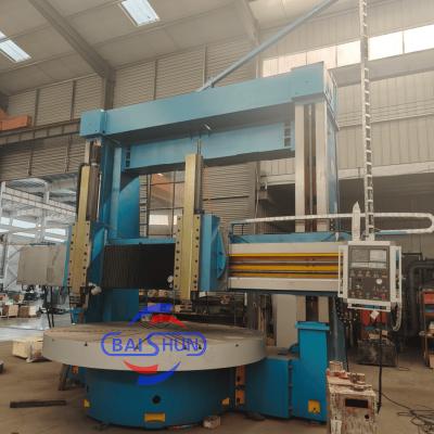 China Double Column CNC Vertical Lathe 4000mm Max Turning Diameter Heavy Duty VTL Machine for sale