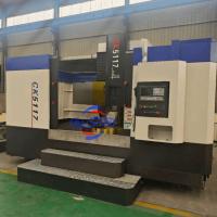 China Heavy Duty CNC Vertical Lathe Machine 5 Tons Max Load 30kw Spindle Motor Power for sale