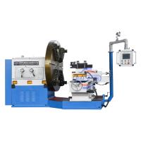 China Economic Horizontal Floor Lathe Machine 2000mm Max Turning Diameter 15kW Main Motor for Metal Flange Turning for sale