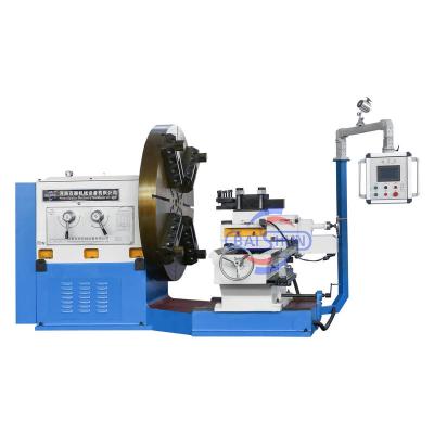 China Economic Horizontal Floor Lathe Machine 2000mm Max Turning Diameter 15kW Main Motor for Metal Flange Turning for sale