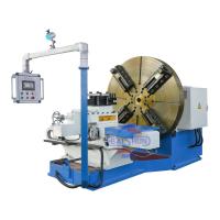China Flange Lathe Machine 2000 mm Max Turning Diameter 1600 mm Chuck Medium Duty CNC for sale