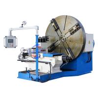 China Heavy Duty Flange Lathe Machine 2500mm Max Turned Diameter 2000mm Chuck for sale