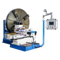 China Heavy Duty Face Lathe Machine 2500mm Turning Diameter 2000mm Chuck 15kW for Flange Turning for sale