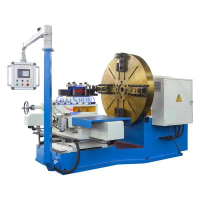 China C6016 Floor Mounted End Face Lathe 1600mm Turning Diameter 2T Capacity Flange Machining for sale
