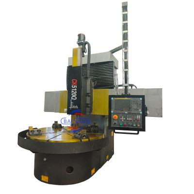 China Steel CNC Vertical Turning Lathe With 2000mm Workbench For Precision Work for sale