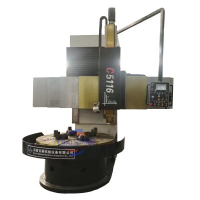 China Single Column Vertical Lathe C518-C5125 Max Turning Dia 800-2500mm for Heavy Duty Machining for sale