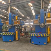 China Manual Vertical Lathe VTL Carousel Lathe for Precision Turning 800mm Max Turning Diameter for sale