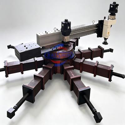 China Precision Portable Flange Lathe 2000mm ID Mount On-Site Flange Facing Machine for sale