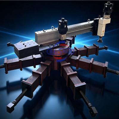 China Factory Direct Portable Flange Lathe Custom Diameter Support OEM On-Site Service for sale