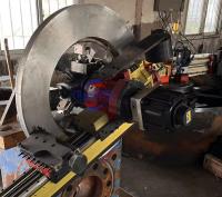 China Factory Direct Portable Flange Lathe Custom Diameter Support OEM On-Site Service for sale