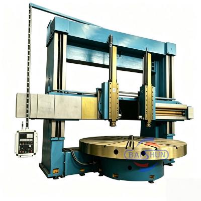 China Double Column Vertical Cnc Lathe CK5250 Lathe Cnc Vertical Turning Machine Heavy Duty for sale
