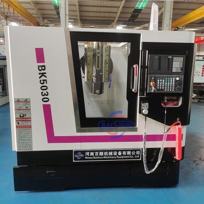 China BK5040 Small Compact CNC Slotting Machine For Electronic Non‑metal Parts Keyway Processing for sale