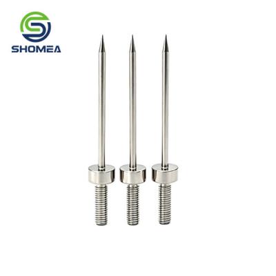 China SHOMEA Customized Electrolytic Polishing Stainless Steel Pencil Point Needle with Male Thread for sale