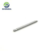 China SHOMEA Customized Stainless Steel Solid  Slotted Needle with Chamfer End for sale