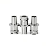China SHOMEA Stainless Steel Precision Flanged Multi-Step Bushing with Helical Guide Groove for sale
