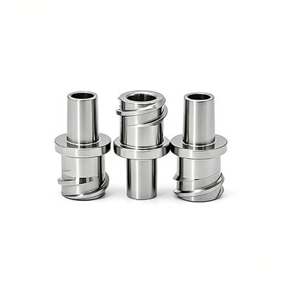 China SHOMEA Stainless Steel Precision Flanged Multi-Step Bushing with Helical Guide Groove for sale