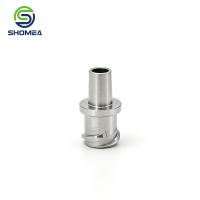 China SHOMEA Stainless Steel Precision Flanged Multi-Step Bushing with Helical Guide Groove for sale
