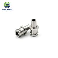 China SHOMEA Stainless Steel Precision Flanged Multi-Step Bushing with Helical Guide Groove for sale