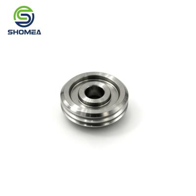 China SHOMEA Stainless Steel Precision Flanged Multi-Step Bushing with Dual-Ring Guide Grooves for sale