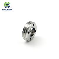 China SHOMEA Stainless Steel Precision Flanged Multi-Step Bushing with Dual-Ring Guide Grooves for sale