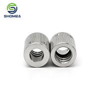 China SHOMEA Stainless Steel CNC Swiss-type Machined Knurled Bored Fastener for sale