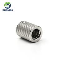 China SHOMEA Stainless Steel CNC Swiss-type Machined Knurled Bored Fastener for sale