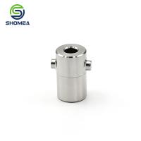 China SHOMEA CNC Swiss-type Lathe Machined Stainless Steel Cylindrical Bushing with Symmetrical Lugs for sale