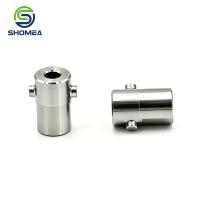 China SHOMEA CNC Swiss-type Lathe Machined Stainless Steel Cylindrical Bushing with Symmetrical Lugs for sale