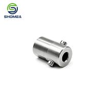 China SHOMEA CNC Swiss-type Lathe Machined Stainless Steel Cylindrical Bushing with Symmetrical Lugs for sale