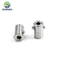 China SHOMEA CNC Swiss-type Lathe Machined Stainless Steel Cylindrical Bushing with Symmetrical Lugs for sale