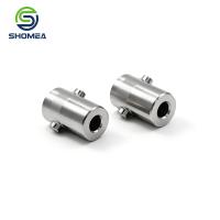 China SHOMEA CNC Swiss-type Lathe Machined Stainless Steel Cylindrical Bushing with Symmetrical Lugs for sale