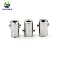 China SHOMEA CNC Swiss-type Lathe Machined Stainless Steel Cylindrical Bushing with Symmetrical Lugs for sale
