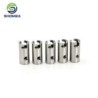 China SHOMEA CNC Swiss-type Lathe Machined Stainless Steel Slotted Bushing with Threaded Hole for sale