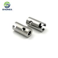 China SHOMEA CNC Swiss-type Lathe Machined Stainless Steel Slotted Bushing with Threaded Hole for sale