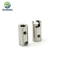 China SHOMEA CNC Swiss-type Lathe Machined Stainless Steel Slotted Bushing with Threaded Hole for sale