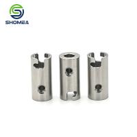 China SHOMEA CNC Swiss-type Lathe Machined Stainless Steel Slotted Bushing with Threaded Hole for sale