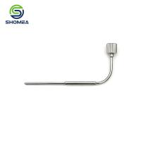China SHOMEA Medical Grade Stainless Steel Precision Bent Sampling Needle for IVD with Knurled Adjustment Cap & Side Interface for sale