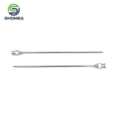 China SHOMEA Veterinary Long-Aspect Ratio Injection Needle with Luer Lock & Side Hole for sale