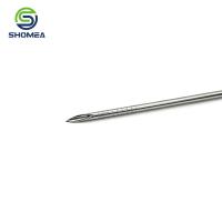 China SHOMEA Medical Grade Lancet Puncture Needle with Knurled Radiopaque Band for sale