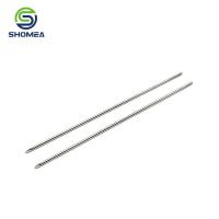 China SHOMEA Medical Grade Back-Beveled Tip Bare Needle with Precision Angled Cut for sale